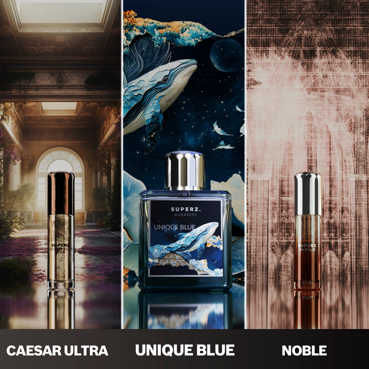 Celestial Empire - Unique Blue 50ml & Noble 6ml & Caesar Ultra 6ml - M ...